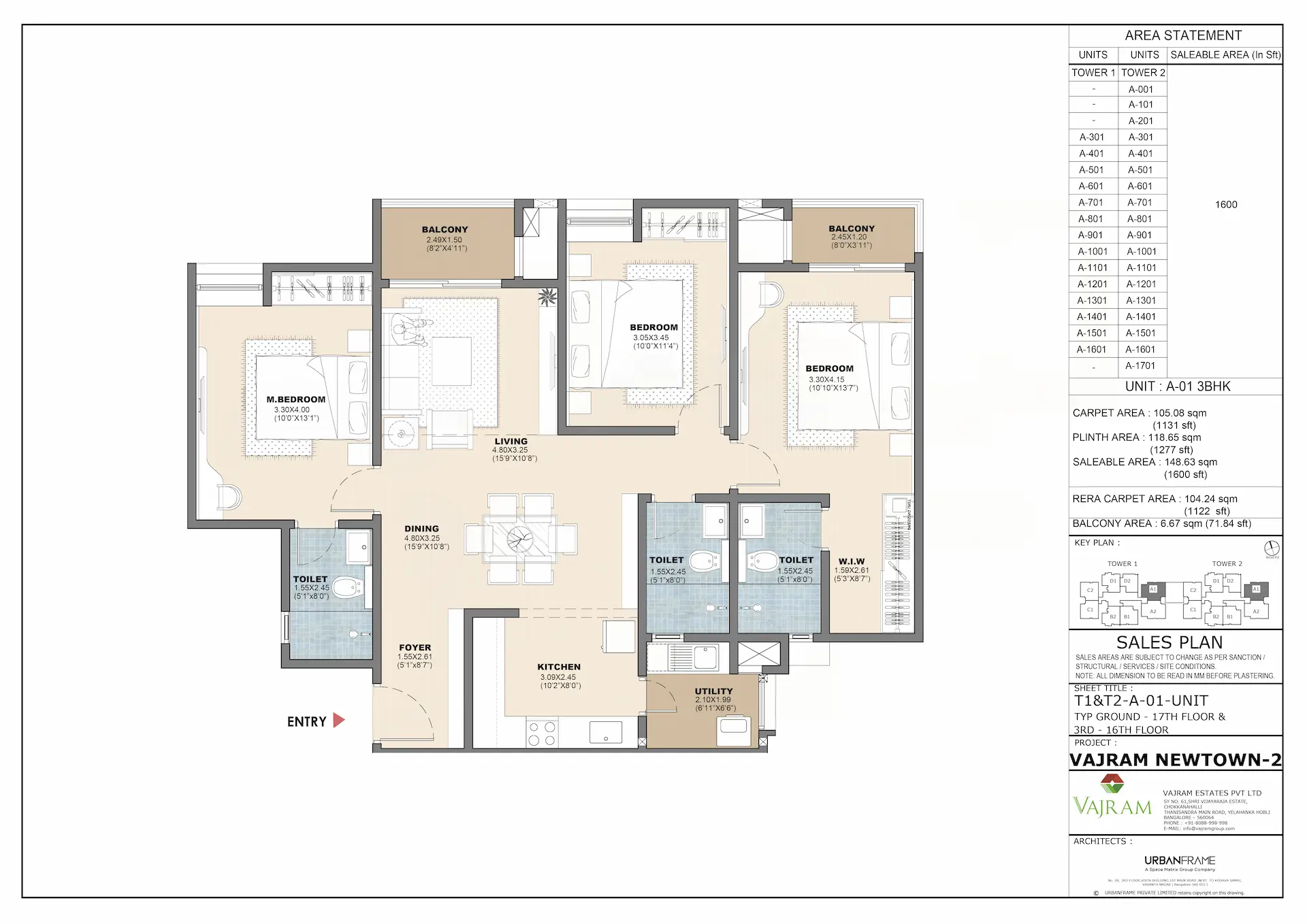 Vajram Newtown - II | Thanisandra Main Road | Millennial Homes – II.