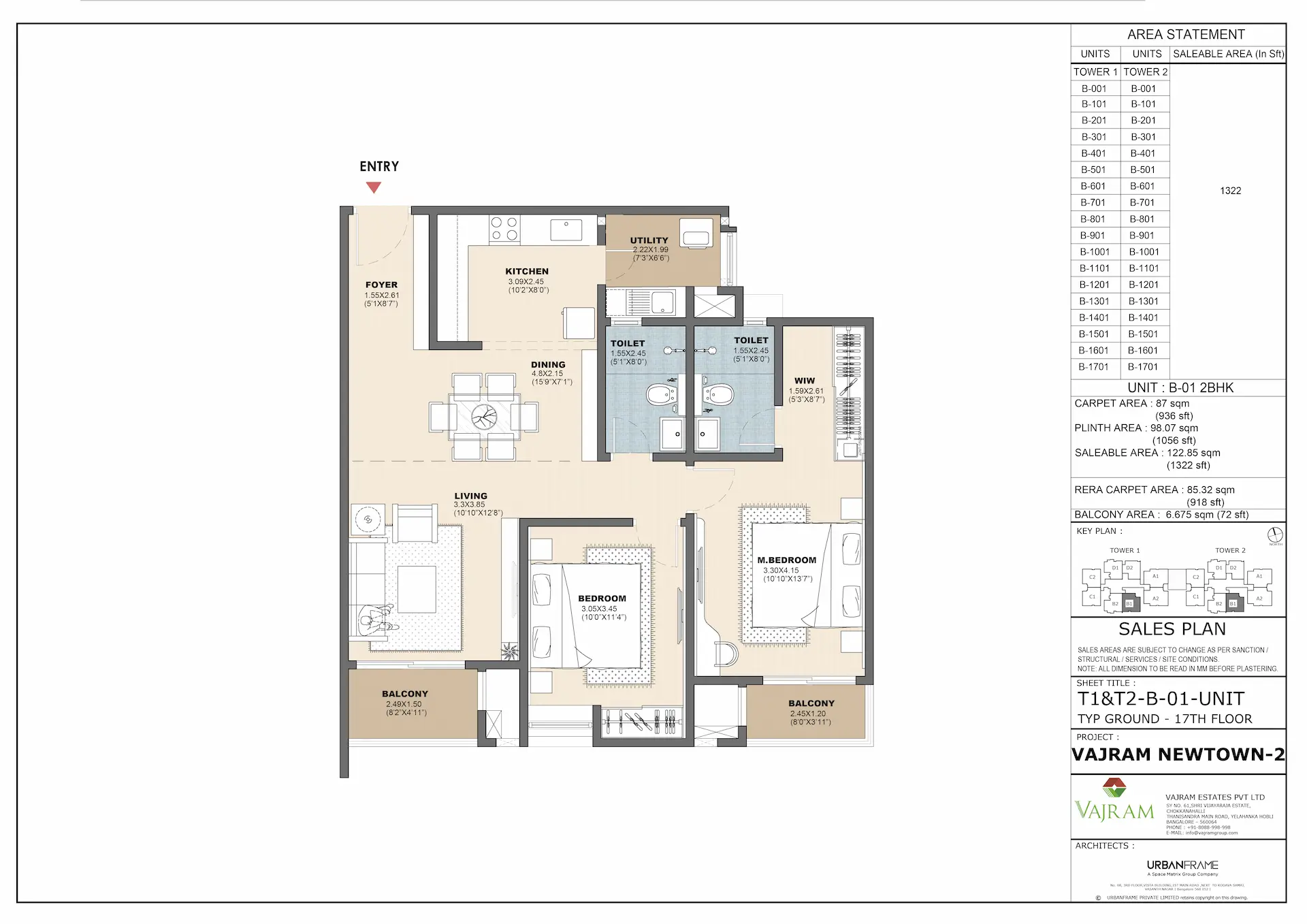 Vajram Newtown - II | Thanisandra Main Road | Millennial Homes – II.