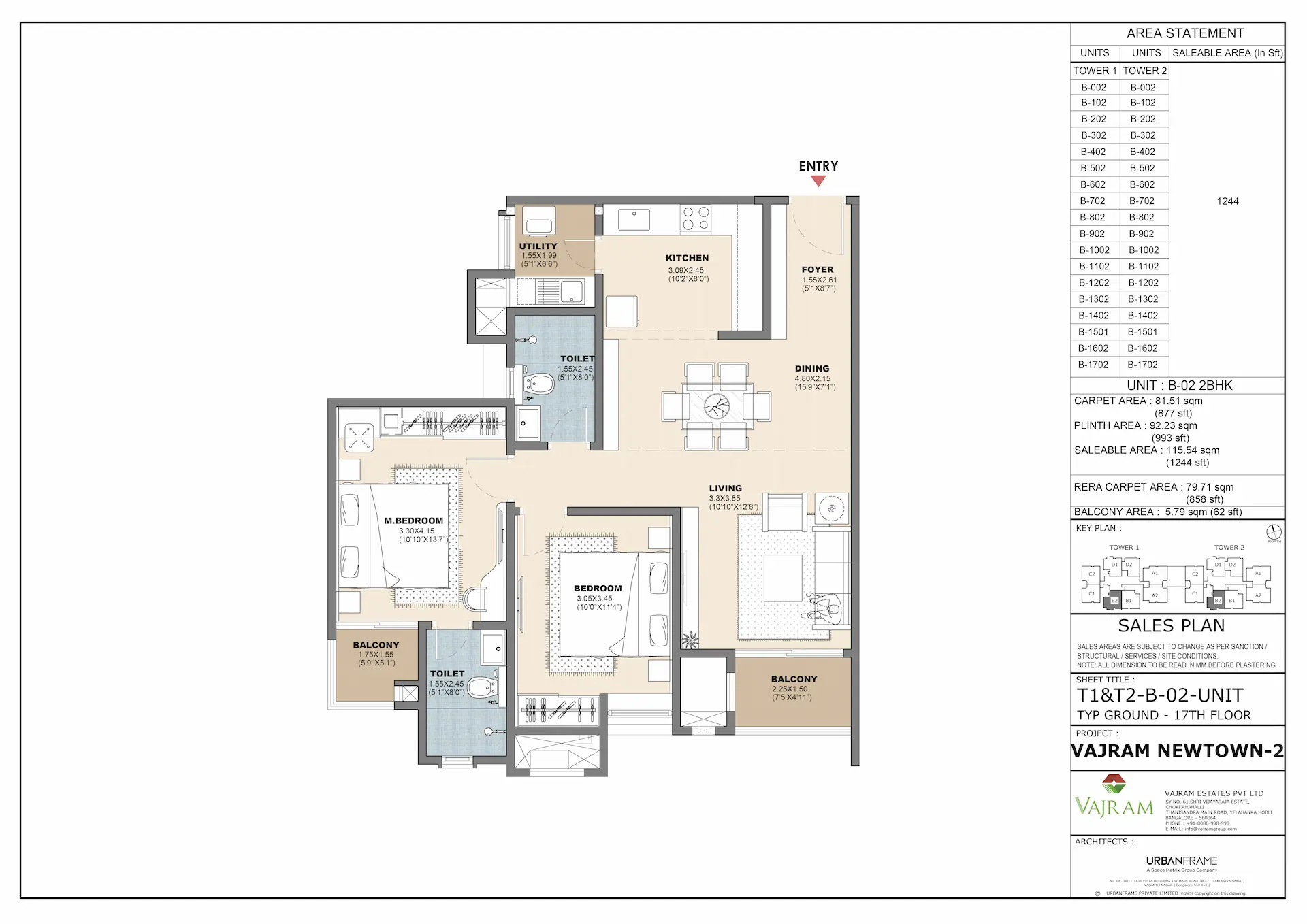 Vajram Newtown - II | Thanisandra Main Road | Millennial Homes – II.