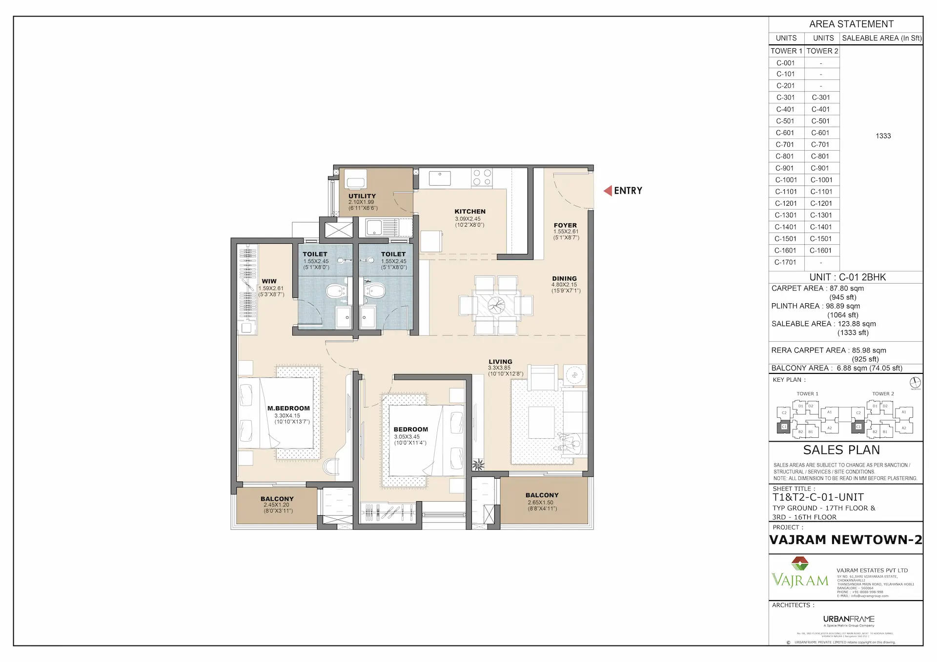 Vajram Newtown - II | Thanisandra Main Road | Millennial Homes – II.
